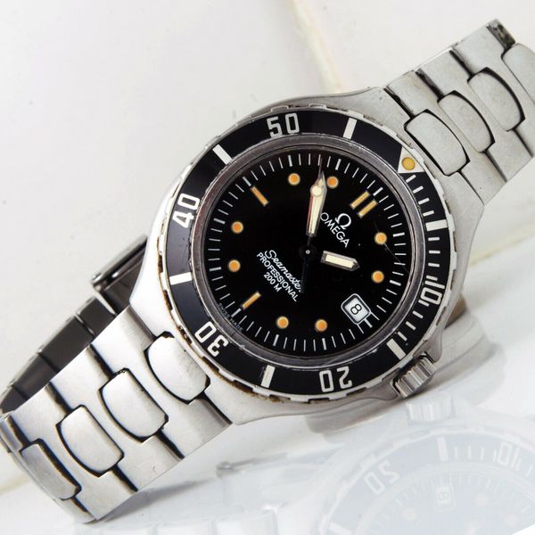 1990s Omega Seamaster Professional 200 1538 Quartz 396.1062 Pre Bond ...