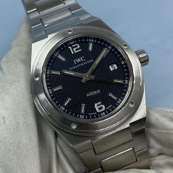 FS: IWC Ingenieur Black Dial IW322701 Automatic Stainless Steel 42mm ...