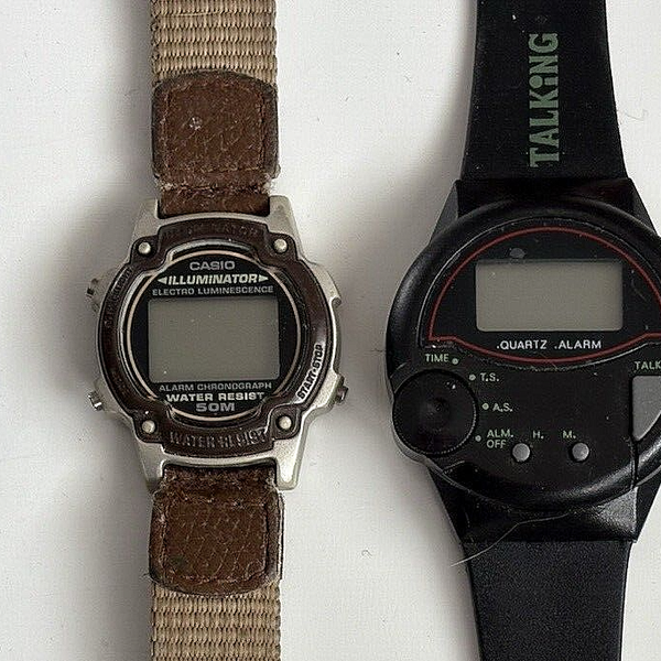 Watch Lot Casio, Timex, Ultmost (Talking), Las Vegas Digital Vintage to ...