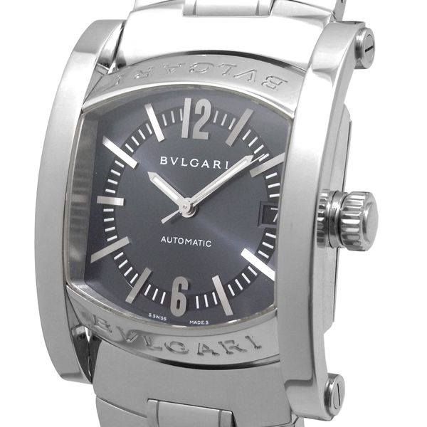 [Used] Bvlgari Assioma Men's Automatic Winding Automa Date AA44S SS ...