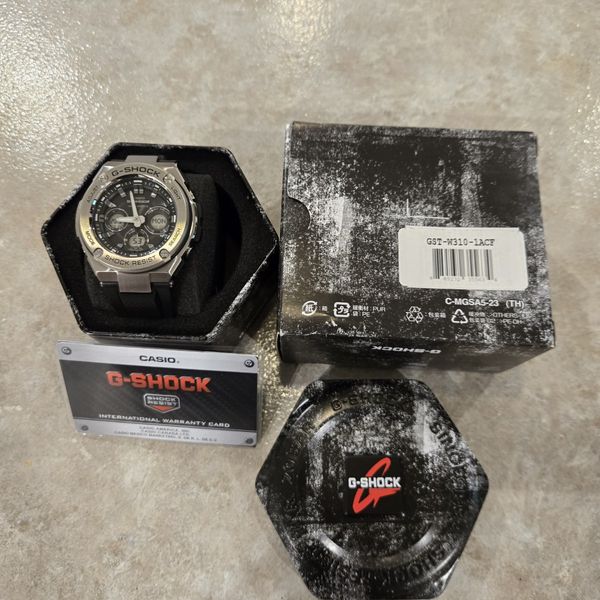 Casio G Shock G-Steel GST-W310! Multi Band 6, Tough Solar ...