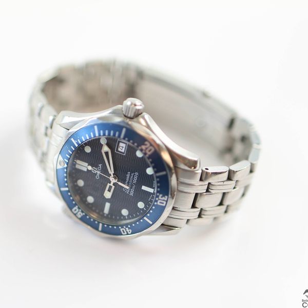 OMEGA Seamaster Quartz Professional Blue Dial Stainless Steel 36mm Case ...