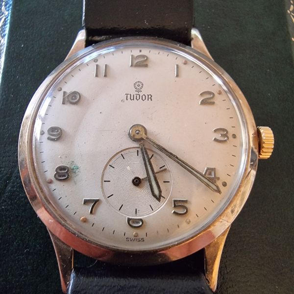 Rolex TUDOR 9ct Gold Men's Watch Vintage 1960 Edinburgh Hallmarks ...