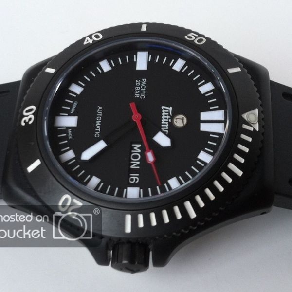 FSOT: TUTIMA ? BLACK PVD PACIFIC DIVER - Automatic Day Date - Rare ...