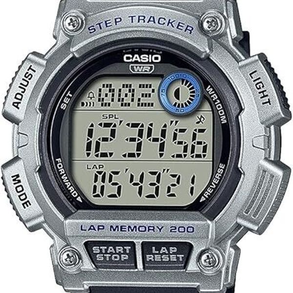 Casio WS2100H-1A2V, Step Tracker Watch, Resin Band, 5 Alarms, 200 Lap Memory | WatchCharts ...