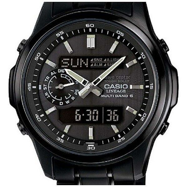 CASIO LINEAGE LCW-M300DB-1AJF Digital Analog Solar Radio Watch JAPAN ...