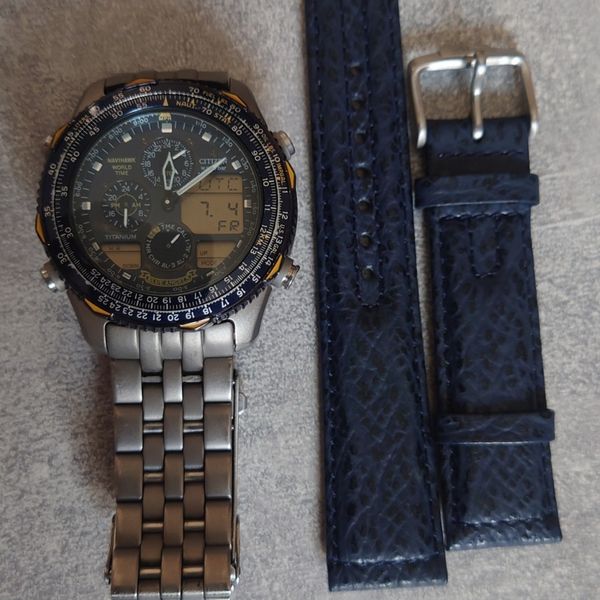 Citizen Promaster Navihawk C300 / PME56-2091 Titanium Blue Angles ...