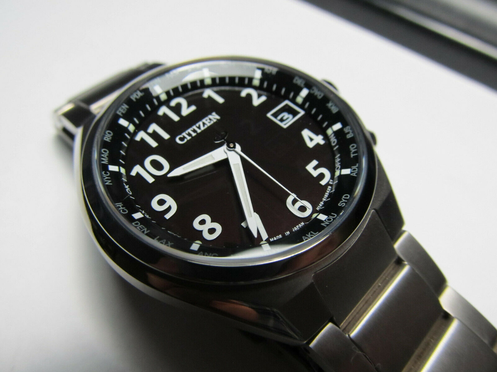 Citizen Attesa eco-drive radio-controlled Duratect titanium Citizen Attesa eco-drive radio-controlled Duratect titanium