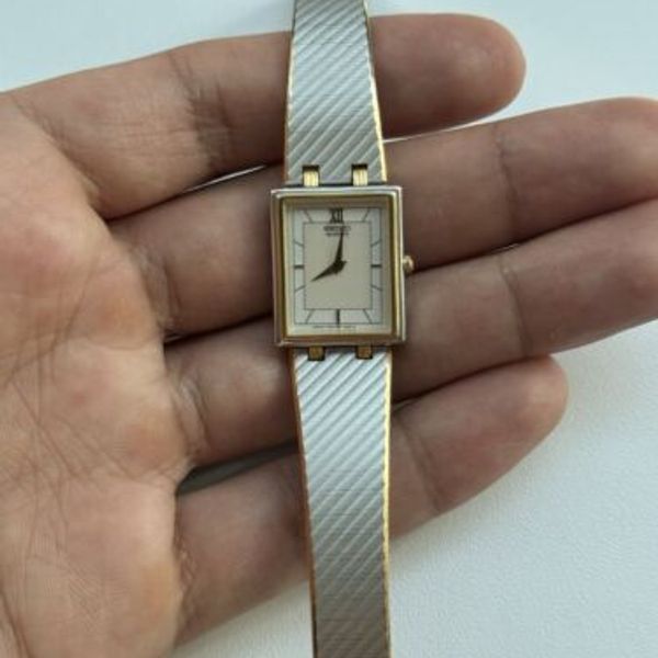 Vintage Seiko Ladies Gold Rectangular Watch - 7320-6340 18mm ...