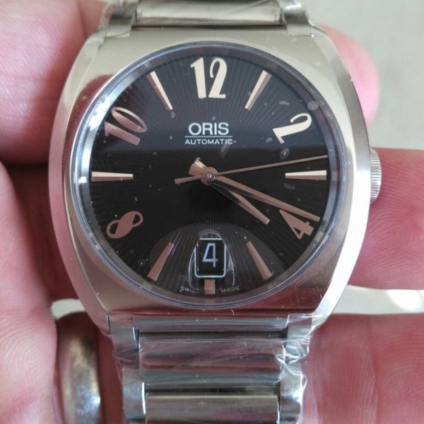 SOLD ---ORIS FRANK SINATRA DATE Stainless Bracelet! | WatchCharts