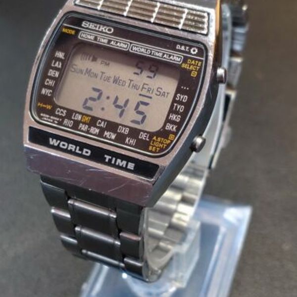 1979 Seiko World Time A239-5020 A2 Lcd Watch | WatchCharts Marketplace