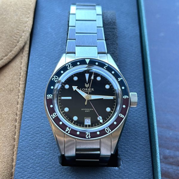 Lorier Hyperion GMT with Pepsi bezel and Swiss Soprod C125 automatic ...