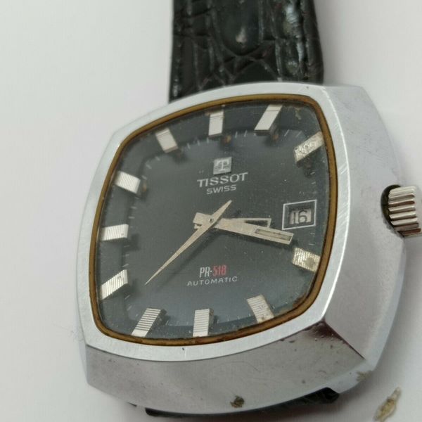 TISSOT PR 518 AUTOMATIC SWISS MADE HARDENED SURFACE 1000* HV 44686 WORK ...