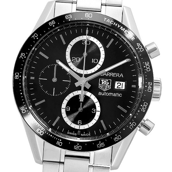 TAG HEUER Carrera Tachymeter Chronograph Caliber 16 CV2010.BA0794 [Used] | WatchCharts