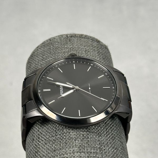 Fossil Watch Mens 44mm Round Gray The Minimalist Sleek Modern New ...