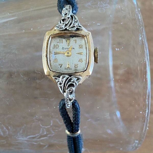 Bulova L3 Women's Wristwatch Vintage Watch 14k Gold Filled (Working) w ...