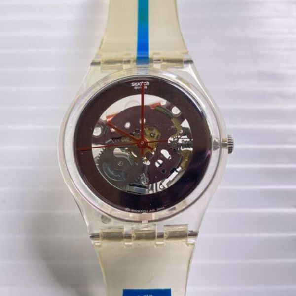 Swatch Athens 2004 Olympic Special "Kyklos Mavro” Watch Mens/ladies ...