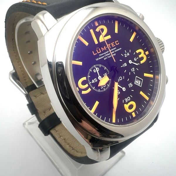 Lum-Tec M3 chronograph Menâ s watch Box+papers | WatchCharts Marketplace