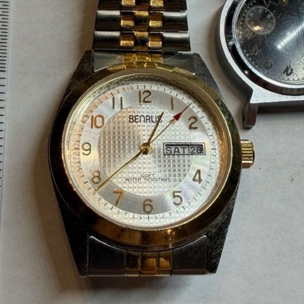 WRISTWATCHES MEN'S (5) BENRUS HELBROS SELF WINDING GARON PIERRE ...