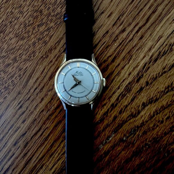 Mido Multifort Grand Luxe Super Automatic 14k Ultra Rare Taubert Borgel ...