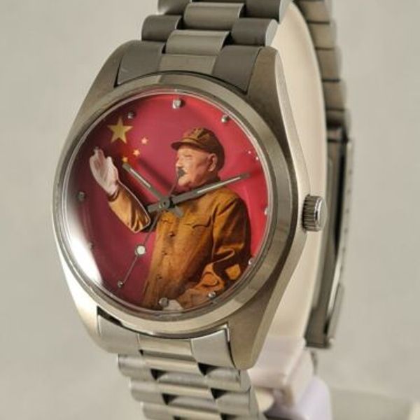 GENT'S VINTAGE 1994 SHANGHAI TANG WAVING DENG XIAOPING MECHANICAL ...