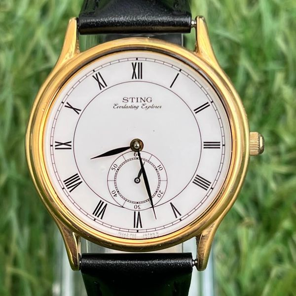Casio STING Small Seconds Gold Quartz 1.38" Men's Watch | WatchCharts ...