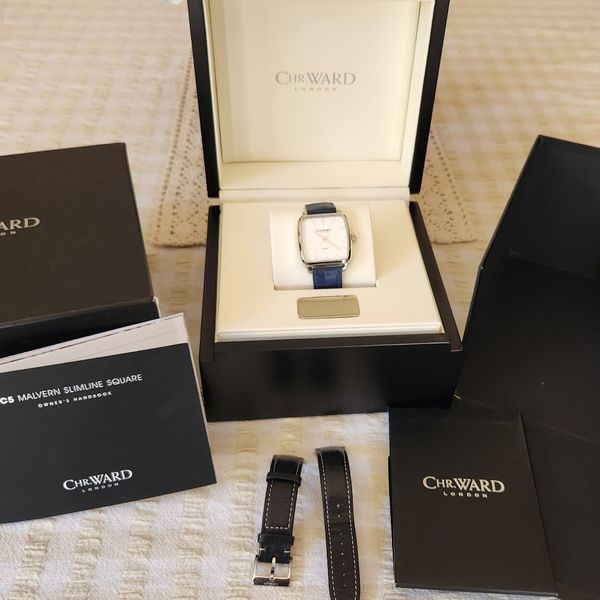 Christopher Ward C5 Malvern Slimline Square, manual wind - rare first ...