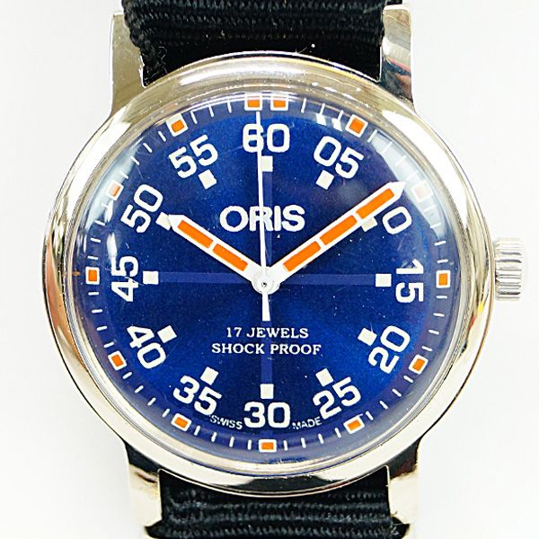 ORIS Oris 17 JEWELS SHOCK PROOF Manual winding watch Nylon belt B rank [Used] | WatchCharts ...