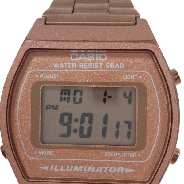 Vintage Casio Illuminator Rose Gold Digital Watch - Water Resist 5BAR ...