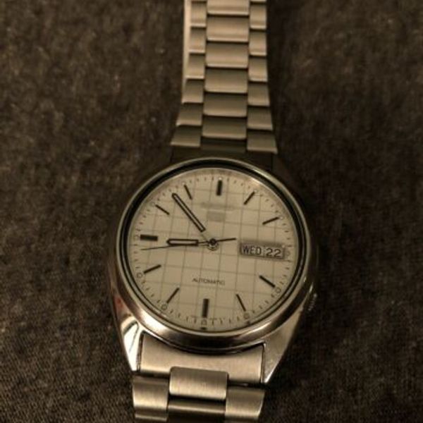 Seiko 5 SNXF05 Automatic Watch 38mm | WatchCharts Marketplace