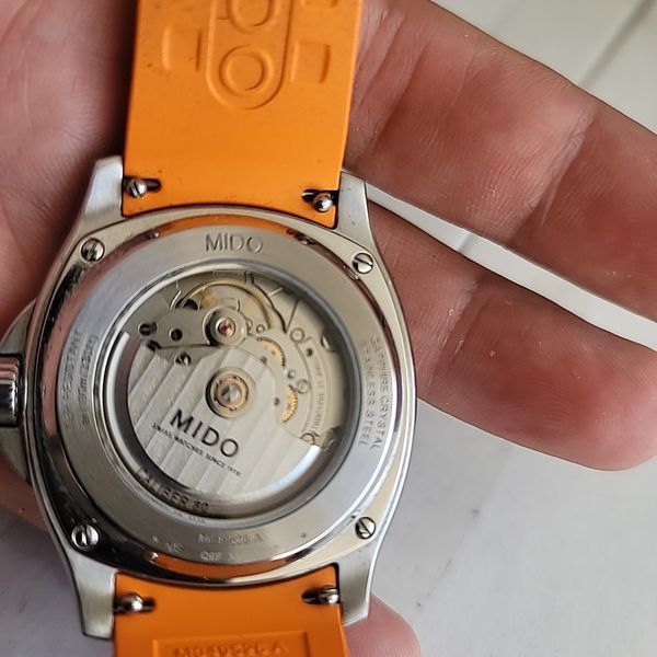Mido Multifort Grey Dial Orange 40mm Orange | WatchCharts Marketplace