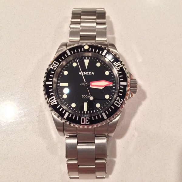 FOR SALE ONLY - EXCELLENT ARMIDA A9 MILSUB HOMAGE | WatchCharts Marketplace