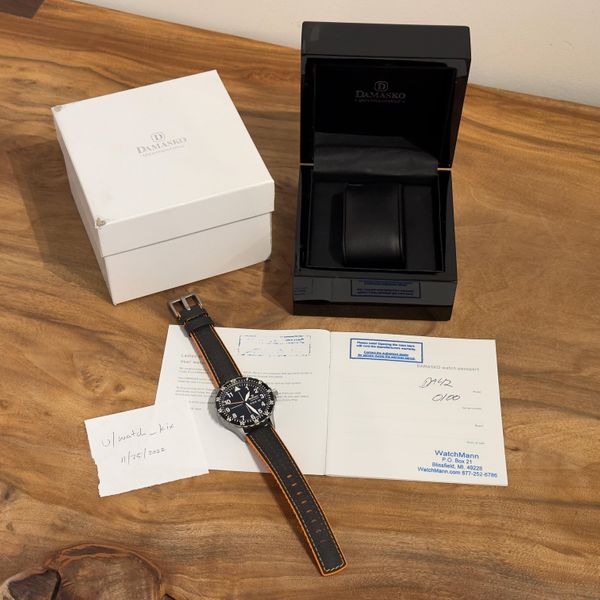 [WTS] Damasko DA42 ice-hardened stainless steel pilot's watch ...