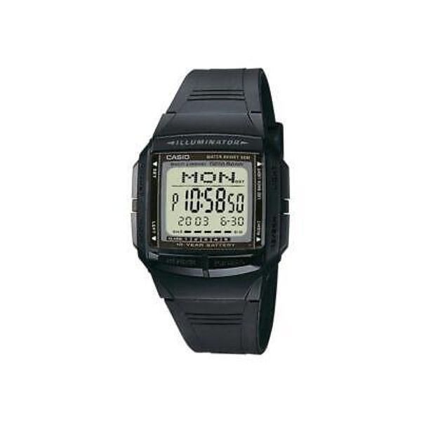 Casio Illuminator Multi-lingual Databank Dual Time Digital DB-36-1AVDF ...