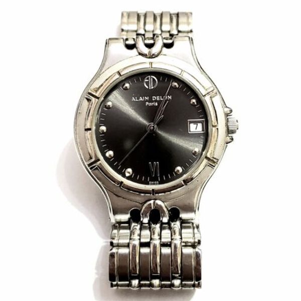 ALAIN DELON Paris QUARTZ WRIST WATCH RARE - WORKING - FREE SHIPPING ...