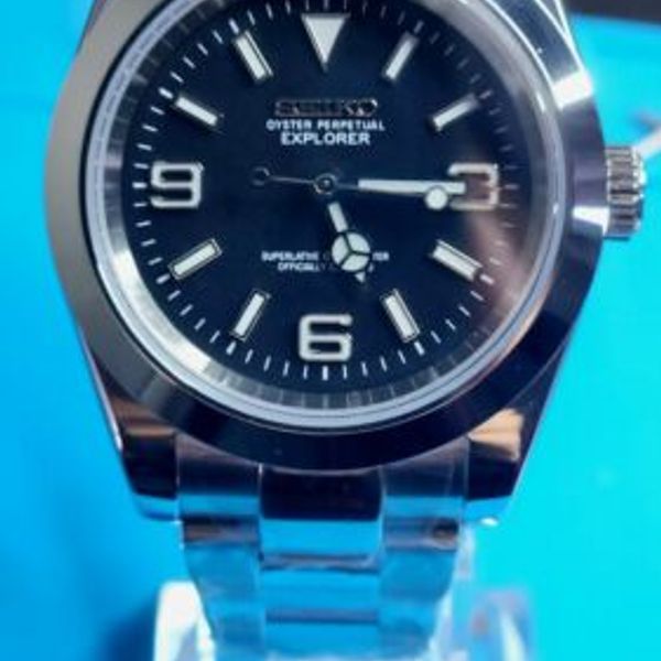 SEIKO MOD EXPLORER NH38 AUTOMATIC MOVEMENT SAPPHIRE CRYSTAL BRAND NEW ...