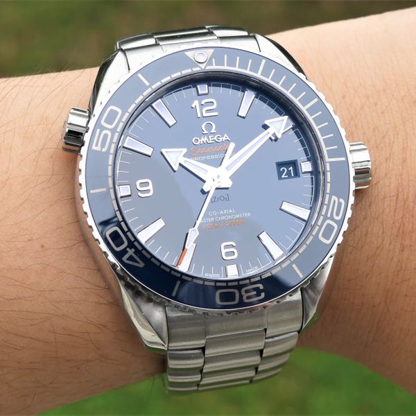 [FS] *BELOVED* OMEGA Planet Ocean 43.5mm BLUE Liquid Metal Bezel and ...