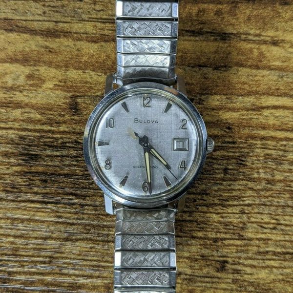 Vintage Bulova 1963 Jet Clipper Watch Self Winding A02034 100% Working ...