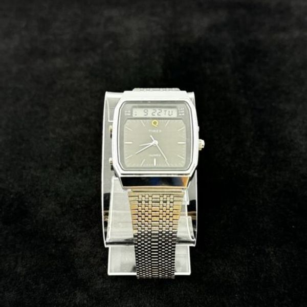 Vintage MEN'S 1970's TIMEX V CELL WATCH Chronograph - ANALOG /DIGITAL ...