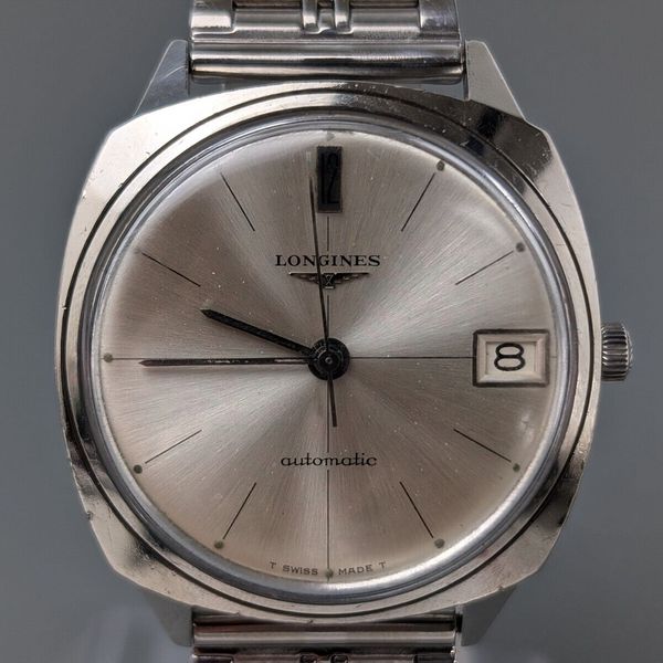 LONGINES 7678 Cal.345 Date Automatic Men's Watch vintage 35mm ...