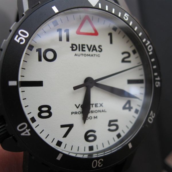 DIEVAS VORTEX PROFESSIONAL 500M TITANIUM DIVER'S WATCH! FULL LUME ...