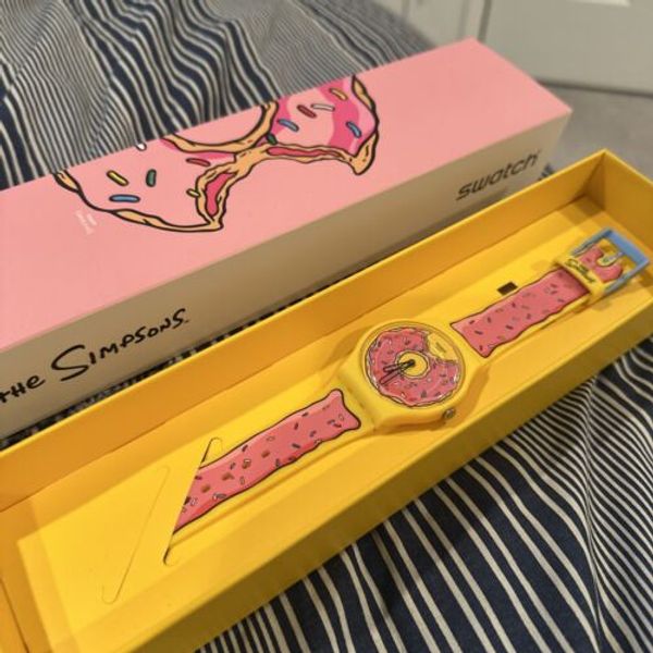 Swatch x The Simpsons Seconds of Sweetness Unisex Watch | WatchCharts ...