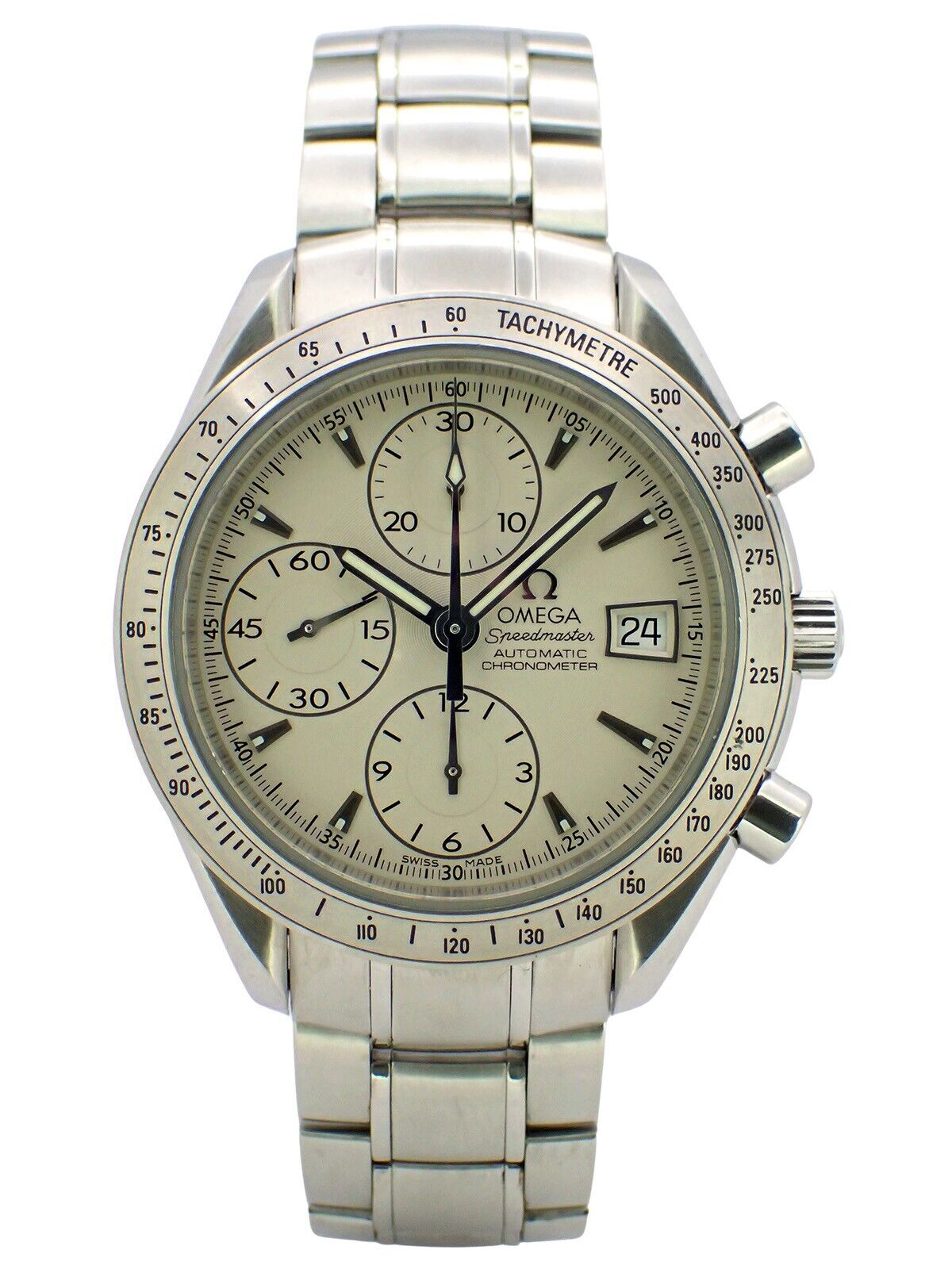 OMEGA Speedmaster Automatic Chronometer Chronograph Date Watch 3211.30 ...