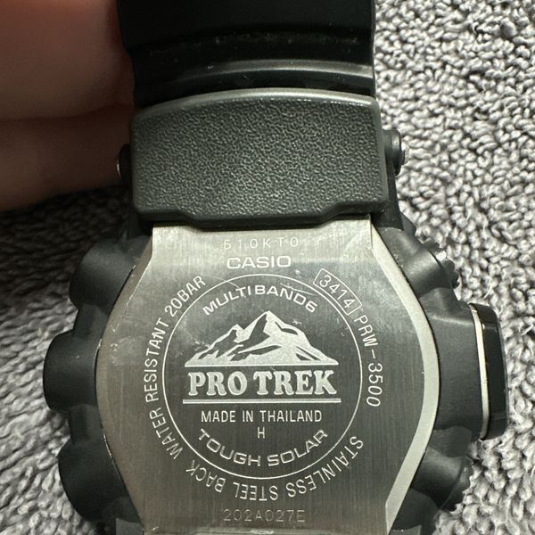 Casio Pro Trek PRW-3500 Tough Solar Atomic Triple Sensor | WatchCharts ...