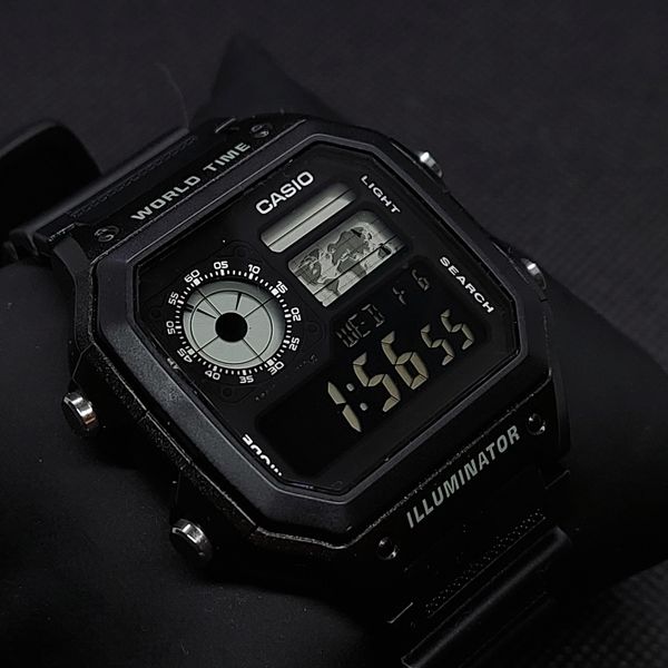 [WTS] Hydromod/Reverse LCD Casio AE1200WH-1A Worldtimer | WatchCharts ...
