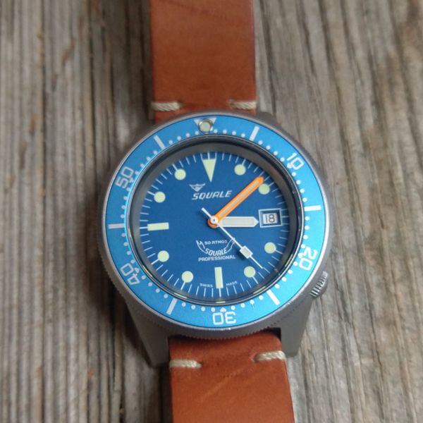 Squale 1521 Blue Blasted, AD Warranty and Straps | WatchCharts