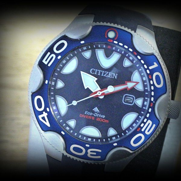 Citizen Orca Promaster E168-S128714 Eco-Drive Divers 200M Blue ...