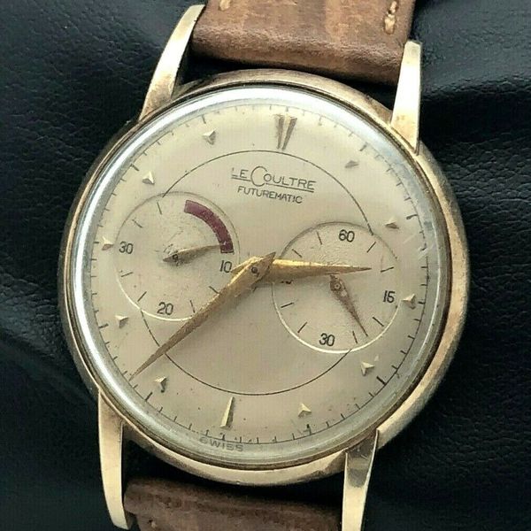 1950's Jaeger LeCoultre Futurematic ORIGINAL DIAL AUTOMATIC BUMPER 35mm ...