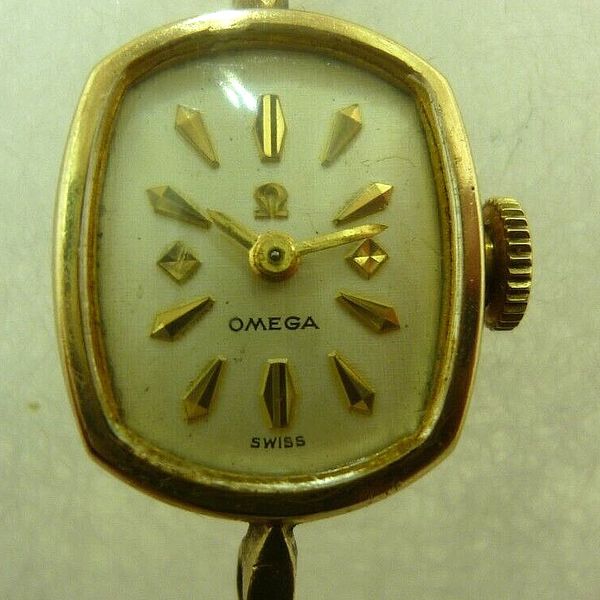 VINTAGE OMEGA 10k GOLD FIELLED LADIES WATCH & ORGINAL - WORKING ...