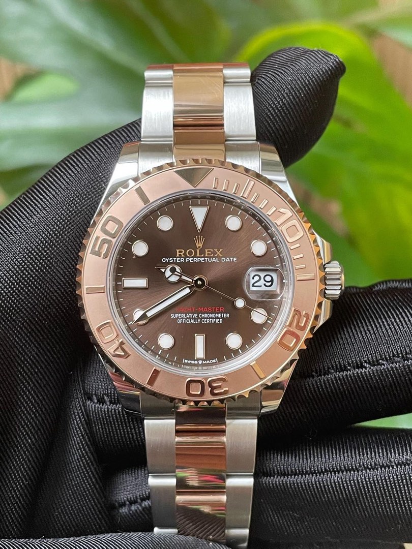 APRIL2024 Rolex Yacht Master 268621 Choco Dial 37mm Full Set ...